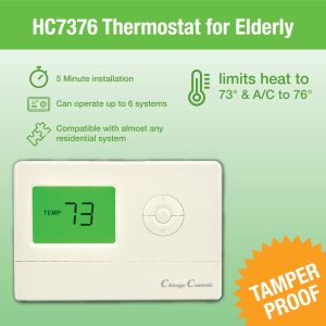 Locking Thermostat | Tamperproof Thermostats for Properties ...
